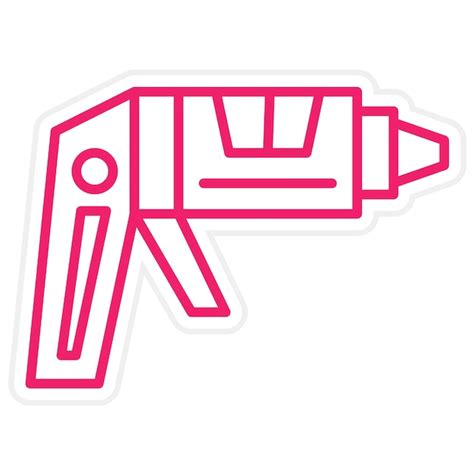 Premium Vector Caulking Gun Icon Style