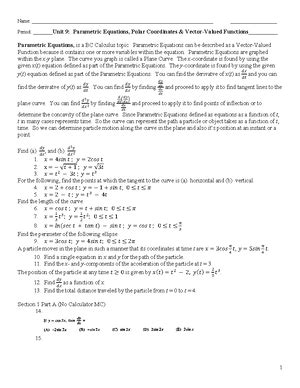 AP Calculus BC II A JMJ AP Calculius BC II Warm Up What Functions Could F X