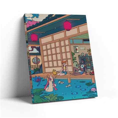 Water Resort Wall Art Sakura Splash