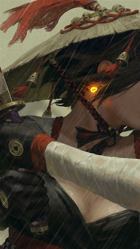 Samurai Girl Katana Fantasy Art Hd Hd Phone Wallpaper Rare Gallery