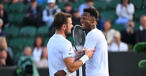 Tennis Wimbledon H Monfils Sans Pitié Pour Son Ami Wawrinka