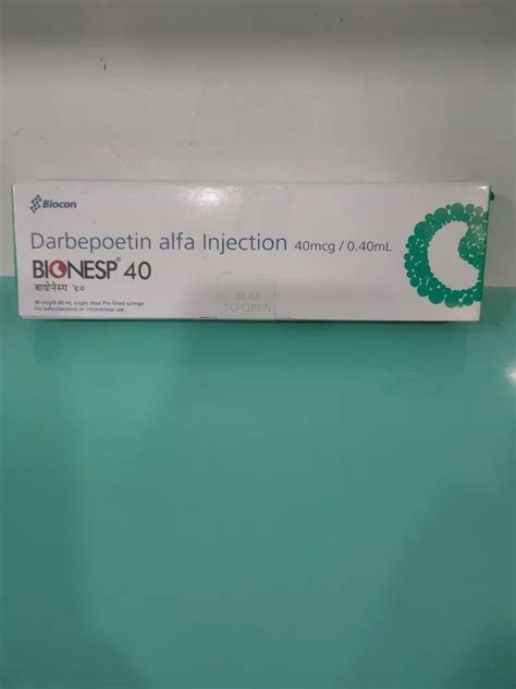 Bicon Bionesp 40 Injection For Hospital Capacity 40mcg 0 40ml At ₹ 1115 Box In Pune