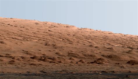 Panorama Of Mars Mount Sharp From Nasas Curiosity Rover