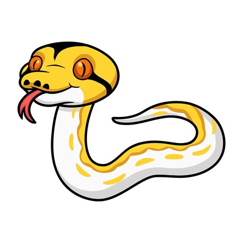 desenho de python reticulado de tigre albino bonito vetor premium