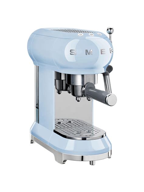 Smeg ECF01PBUK Coffee Machine Pastel Blue Donaghy Bros