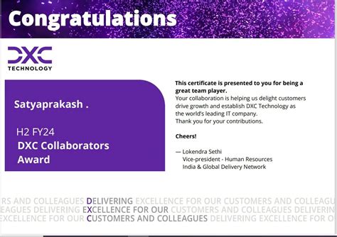 Satyaprakash On Linkedin Wearedxc Fy24h2collaborators