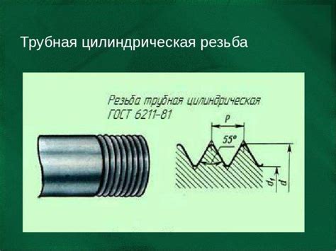 Дюймовая коническая резьба особенности технология нарезки