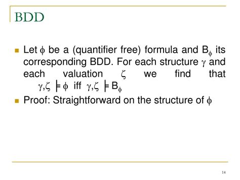 Ppt Binary Decision Diagrams For First Order Predicate Logic