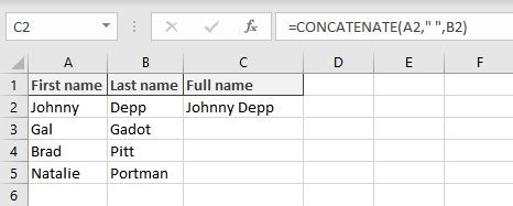 Step By Step How To Concatenate In Excel QuickExcel
