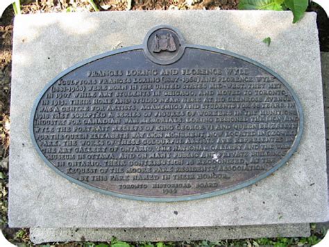 Read The Plaque Frances Loring And Florence Wyle