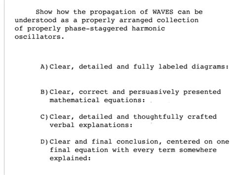 Answered Show How The Propagation Of Waves Can… Bartleby