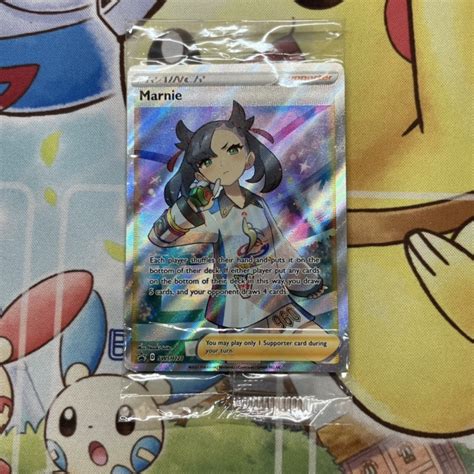 พร้อมส่ง Marnie Full Art English Sealed แมรี ชุดยิม Sr การ์ดโปเก