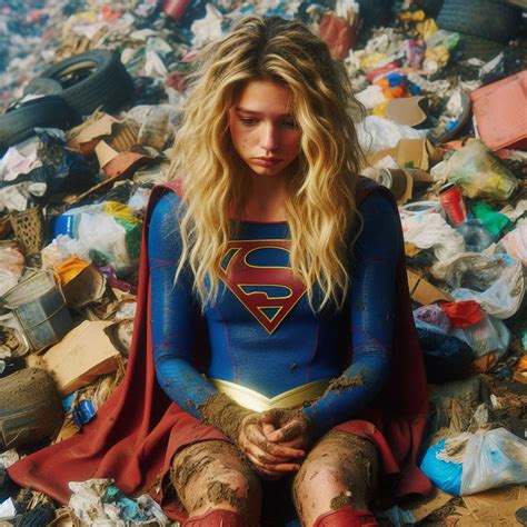 Supergirl At The Dump By Gardenia76 On Deviantart