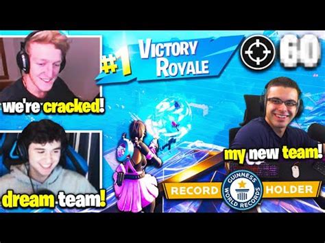 TFUE Bugha Nick Eh ATTEMPT The SQUADS WORLD RECORD KILLS Fortnite YouTube