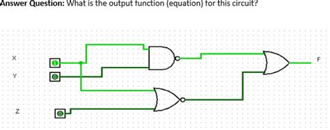 Solved Answer Question What Is The Output Function Chegg Com