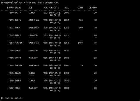 02、oracle过滤和排序数据oracle 存储过程数据集按条件过滤 Csdn博客