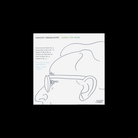 ‎vincent Persichetti Works For Band Album By Stephen Steele And Illinois State University Wind