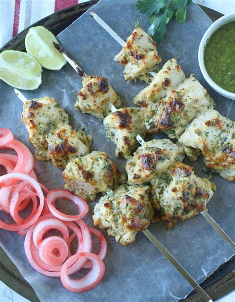 Murgh Malai Tikka Step By Step Indian Murgh Malai Tikka Chicken Tikka