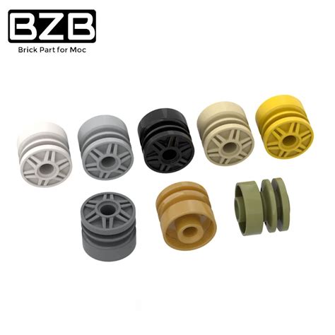 Bzb Moc 55981 18x14mm 바퀴 하이테크 빌딩 블록 모델 키즈 완구 Diy 하이테크 벽돌 부품 최고의 선물블록 Aliexpress