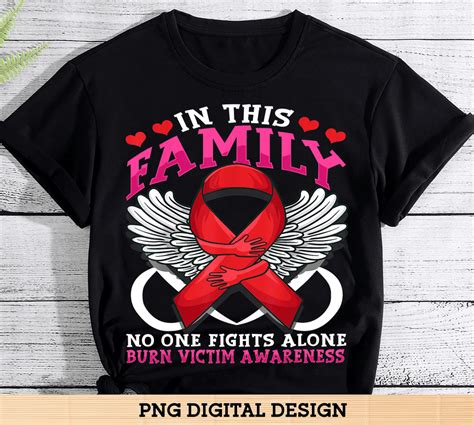 Burn Victim Awareness Burn Survivor Related Red Ribbon Buy T Shirt Designs