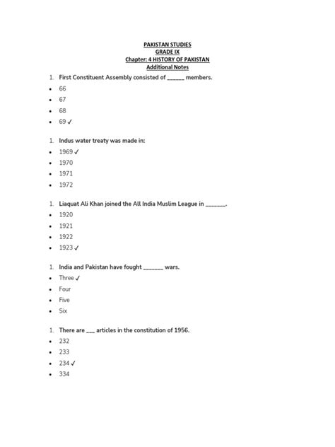 Grade 9 Notes Pdf