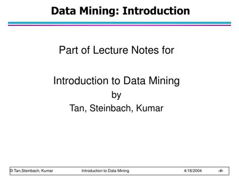 PPT Data Mining Introduction PowerPoint Presentation Free Download ID 5352619