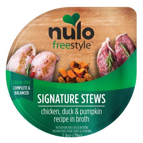 Nulo 24 Count 28 Oz Freestyle Cat And Kitten Chicken Duck And Pumpkin Stew Cup Nlo02718