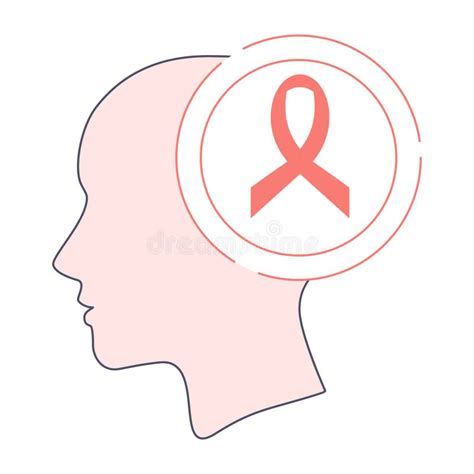 Uterine Cancer Awareness Day Ribbon Cartoon Illustration Stock Vector