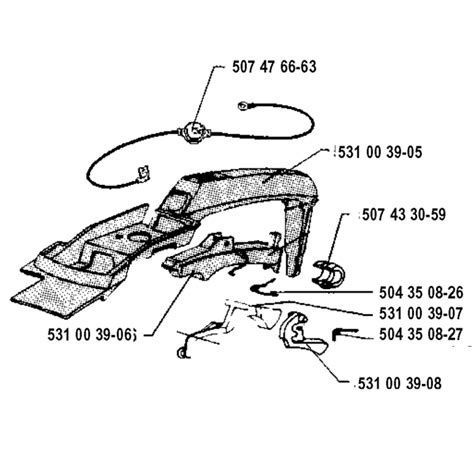 Handle Assembly For Husqvarna Chainsaw L S Engineers
