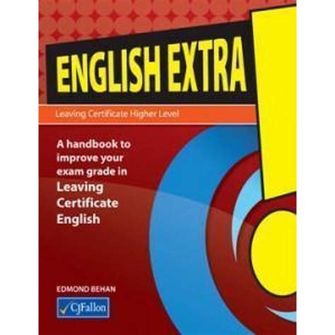 ENGLISH EXTRA LEAVING CERT HIGHER LEVEL ABC Books