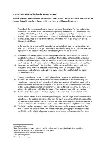 Igcse English Language Independent Exam Practise Teaching Resources