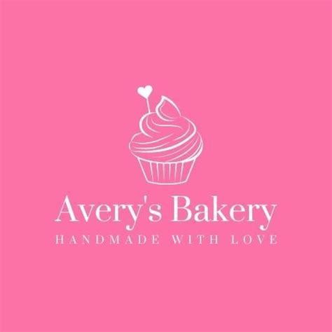 Pink And White Modern Bakery Logo