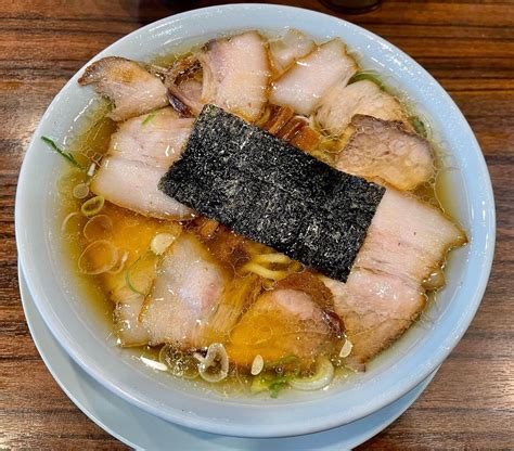 🍜 中華そば三昧軒 長野県上田市大手1丁目10 5 駐車場有り 中華そば ¥750 三昧軒 中華そば つけ麺 ラーメン らーめん