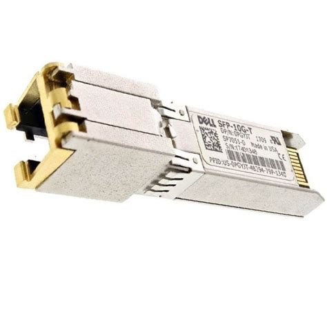 Dell Sfp 10g T 10gb Sfp Transceiver Module Short Range Rj45 Module Pgyjt