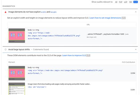 Optimize Cumulative Layout Shift Articles Webdev