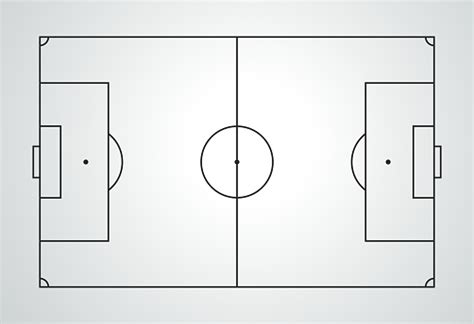 축구 필드 유럽 축구 경기장입니다 스포츠 게임에 대 한 법원입니다 벡터 0명에 대한 스톡 벡터 아트 및 기타 이미지 0명