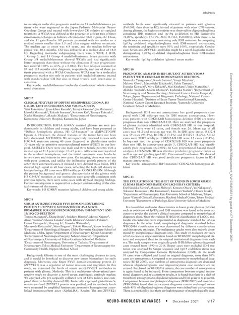 Pdf Mpc 7 Clinical Features Of Diffuse Hemispheric Glioma H3 G34