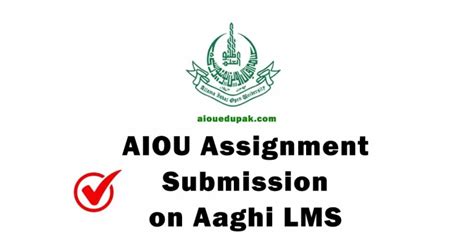 Aiou Assignment Format Question Papers Answers Download