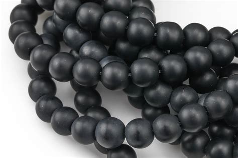 Craft Supplies And Tools Jewelry And Beauty Matte Onyx 8mm Stone Strand