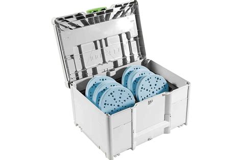 Festool Slippappers Systainer³ SYS STF D150 GR Set Granat