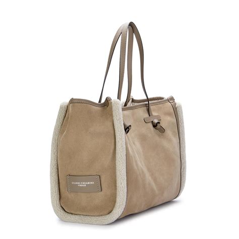 Gianni Chiarini Shopper Bag Bs 9010 Marcella Beige Modemour ♥