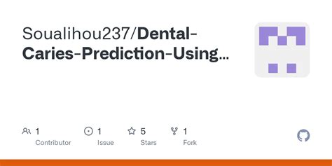 Github Soualihou237 Dental Caries Prediction Using Machine Learning
