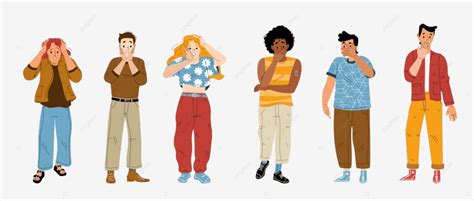Scared Animated People