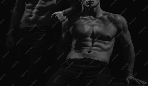 Premium Photo Handsome Sexy Nude Man Gays Muscular Body Seductive Gay