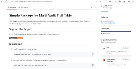 Raka Arif Budiman On Linkedin Laravel Laraveldeveloper Audittrail