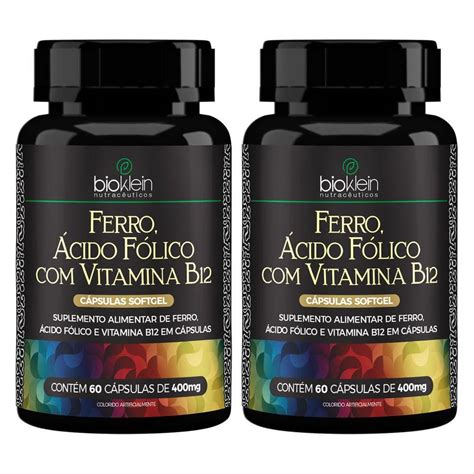 Ferro Cido Flico E Vitamina B Casas Bahia