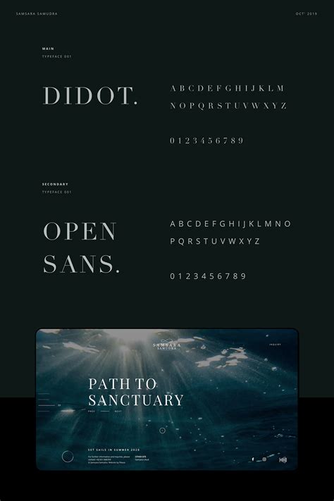 Samsara Samudra Full Screen Landing Page Behance