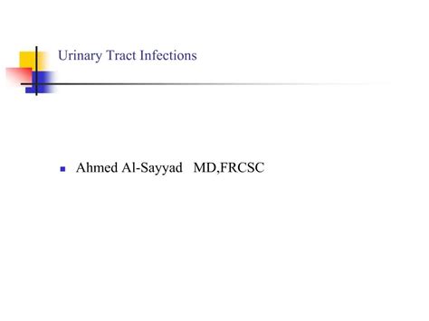 Ppt Urinary Tract Infections Powerpoint Presentation Free Download
