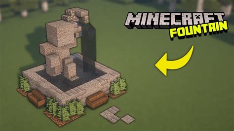 Minecraft Fountain Tutorial Designs Minecraft Fountain Minecraft