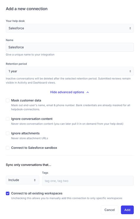 Salesforce Zendesk Help